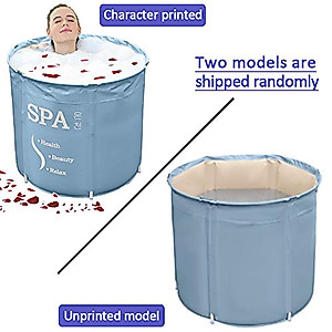 Portable Foldable Bathtub, Separate Family Bathroom SPA Tub, Soaking Standing Bath Tub for Shower Stall, Efficient maintenance of temperature, Ideal for Hot bath ice bath