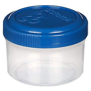 Sistema 4-Piece Salad Dressing and Condiment Containers with Lids for Lunch, Dishwasher Safe, 1.18-Ounce, Multicolor