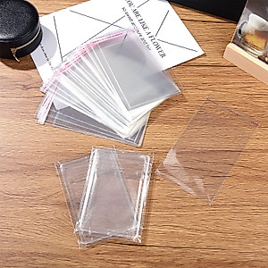Graded Card Sleeves Resealable Baseball Card Holders Sports Card Sleeves Baseball Cards for Trading Baseball Sports Slab The Gathering Card Sleeves (400 Pieces)