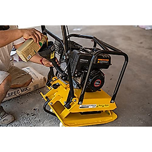 Stark USA 6.5HP Plate Compactor 21 x 21 inch Plate Gas-Powered 196cc Vibratory Plate Construction Concrete Tamper Machine Power Paver