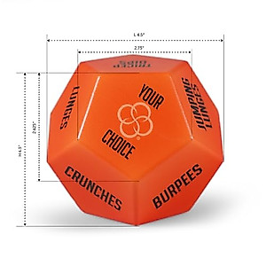 BOSU® Exercise Dice, Orange & Black