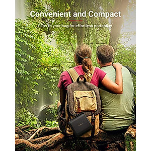 Nebula Capsule Max & Capsule II Official Travel Case, by Anker, Polyurethane Leather, Soft Ethylene-Vinyl Acetate Material, Splash-Resistance, Premium Protection Projector Travel Case