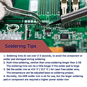 Solder Wire Lead Free Rosin Core Flux 1.0mm Electronics Soldering Diameter 0.04in No Lead 1.76oz 50g Sn99 Ag0.3 Cu0.7 Flow RoHS Electrical Solder Wire Electric Repair Unlead