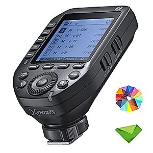 Godox XProII XProII-O XProIIO Flash Trigger for Olympus Panasonic, TTL Wireless Transmitter 2.4G HSS 1/8000S Bluetooth Connection, Large Screen Trigger for Olympus, Panasonic Cameras (Xpro-O Upgraded)
