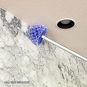 Poolmaster 20610 Swimming Pool Area Indoor/Outdoor Cobweb Brush, Essential Collection, Medium, Purple