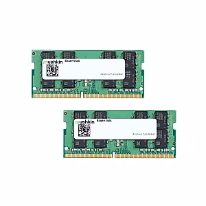 Mushkin Essentials – DDR4 Laptop DRAM – 32GB (2x16GB) SODIMM Memory Kit – 3200MHz (PC4-25600) CL-22 – 260-pin 1.2V Notebook RAM – Dual-Channel – Low-Voltage – (MES4S320NF16GX2)