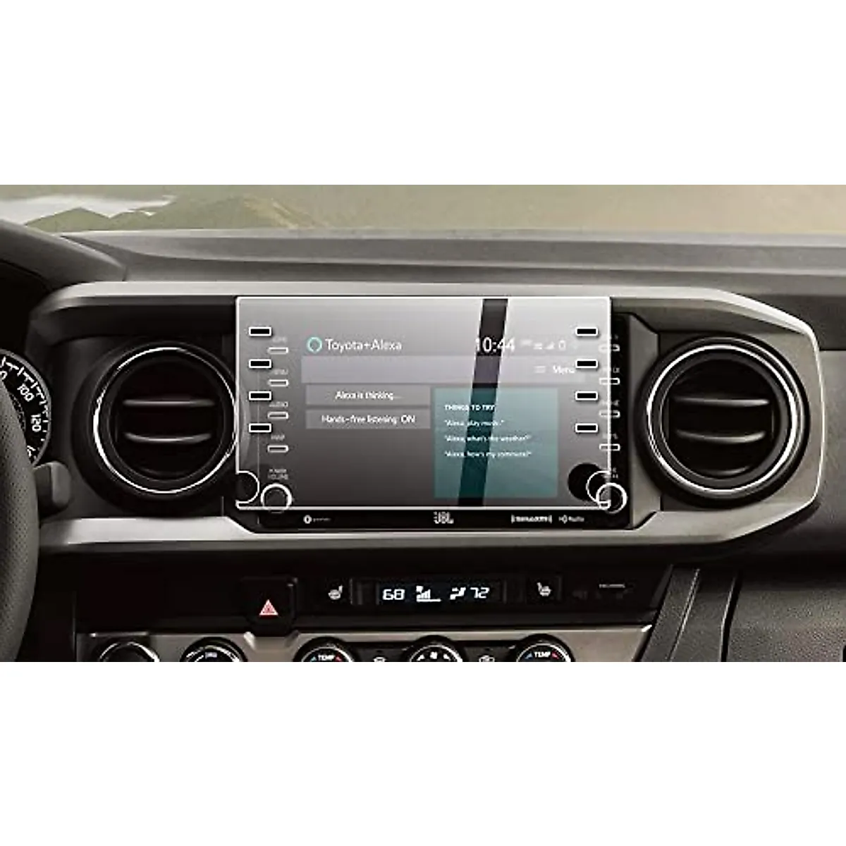 Tempered Glass Screen Protector Compatible With 2022 2023 Toyota Tacoma,Anti-Scratch,Shock-Resistant,HD Clear,Protecting Tacoma Touch Screen. (8 inch)