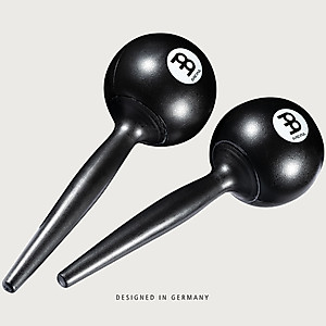 Meinl Percussion PM3BK Plastic Maracas, Black