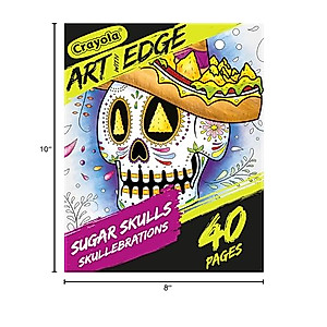 Crayola Sugar Skulls Coloring Book, Volume 3, Teen Coloring, (Page Count/Style May Vary)