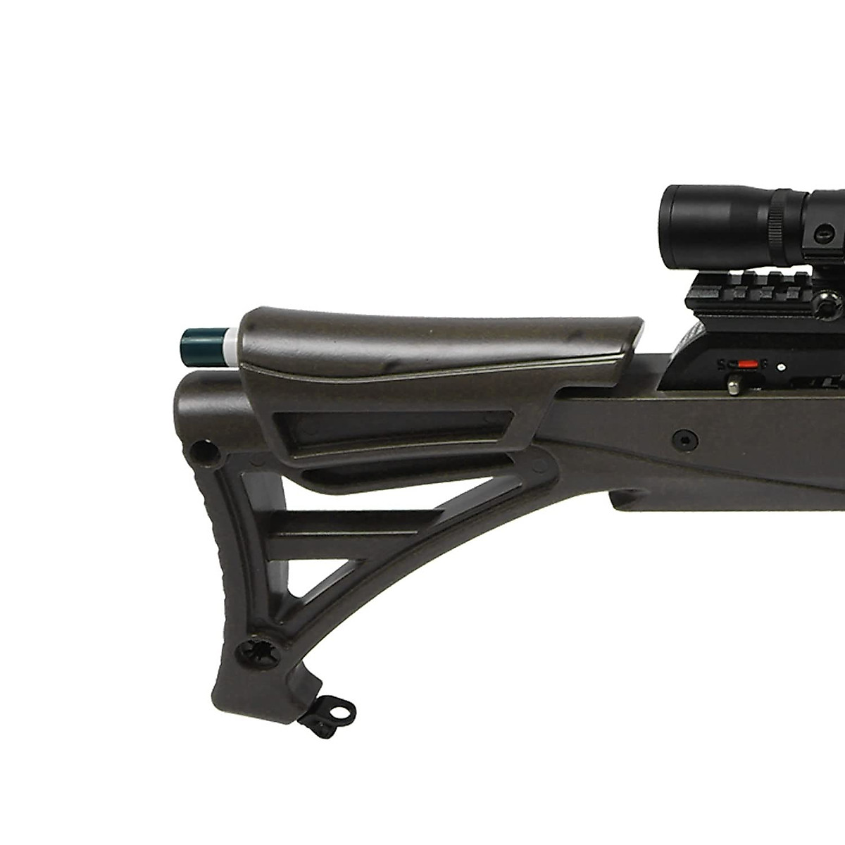 Rocky Mountain RM-405 Hunting Crossbow Kit - Includes 3x100 Grain Field Points & Bolts, 4x32 Scope, Quick-detach 3 Crossbolt Side Quiver, Rope Cocker, Rail Lubricant