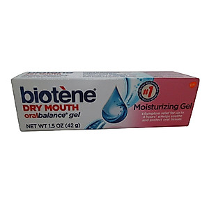 Biotene OralBalance Moisturizing Gel, Alcohol Free Gel and Dry Mouth Gel, Flavor Free - 1.5 oz