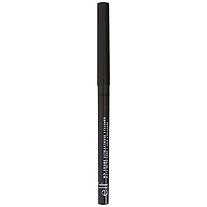 e.l.f. No Budge Retractable Eyeliner, Creamy, Ultra-Pigmented & Waterproof, Creates Bold & Defined Lines, Vegan & Cruelty-Free, Black 0.006 Oz