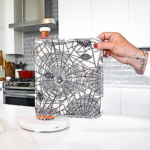 Marley's Monsters Seasonal UNpaper Towels - Reusable Paperless Towels - Cotton, Tree Free (12-count roll) (Trick or Treat)