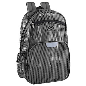 Summit Ridge Bulk Kids Reflective Mesh Backpacks 24 Pack Backpacks with Reflectors for Adults, Kids, School, Beach