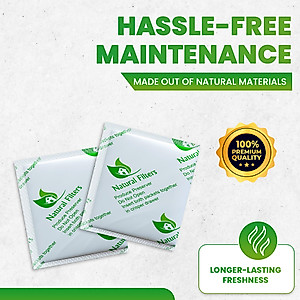 Natural Filters Replacement for Greensaver OXO Carbon Refill Packets and Crisper Inserts - 12 Pack