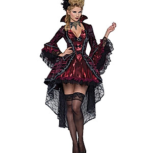 MEiySH Goth Punk Style Wedding Party Black Lace Choker Beads Tassels Chain Pendant Necklace for Women (Style 009)