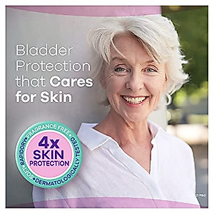 Always Discreet for Sensitive Skin Pads Moderate Absorbency Four Times Skin Protection Soft Dermatologically Tested Fragrance-Free, 57 Count
