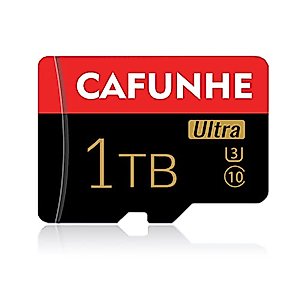 Micro SD Card 1024GB Memory Card with Adapter Micro Memory SD Cards for Camera(Class 10 High Speed) Memory Card for Phone Computer Game Console, Dash Cam, Camcorder