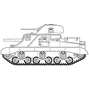 Airfix M3 Grant/Lee 1:35 WWII Military Tank Armor Plastic Model Kit A1370