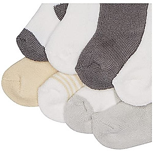 Hudson Baby Unisex Baby Cotton Rich Newborn and Terry Socks Aztec, 0-6 Months