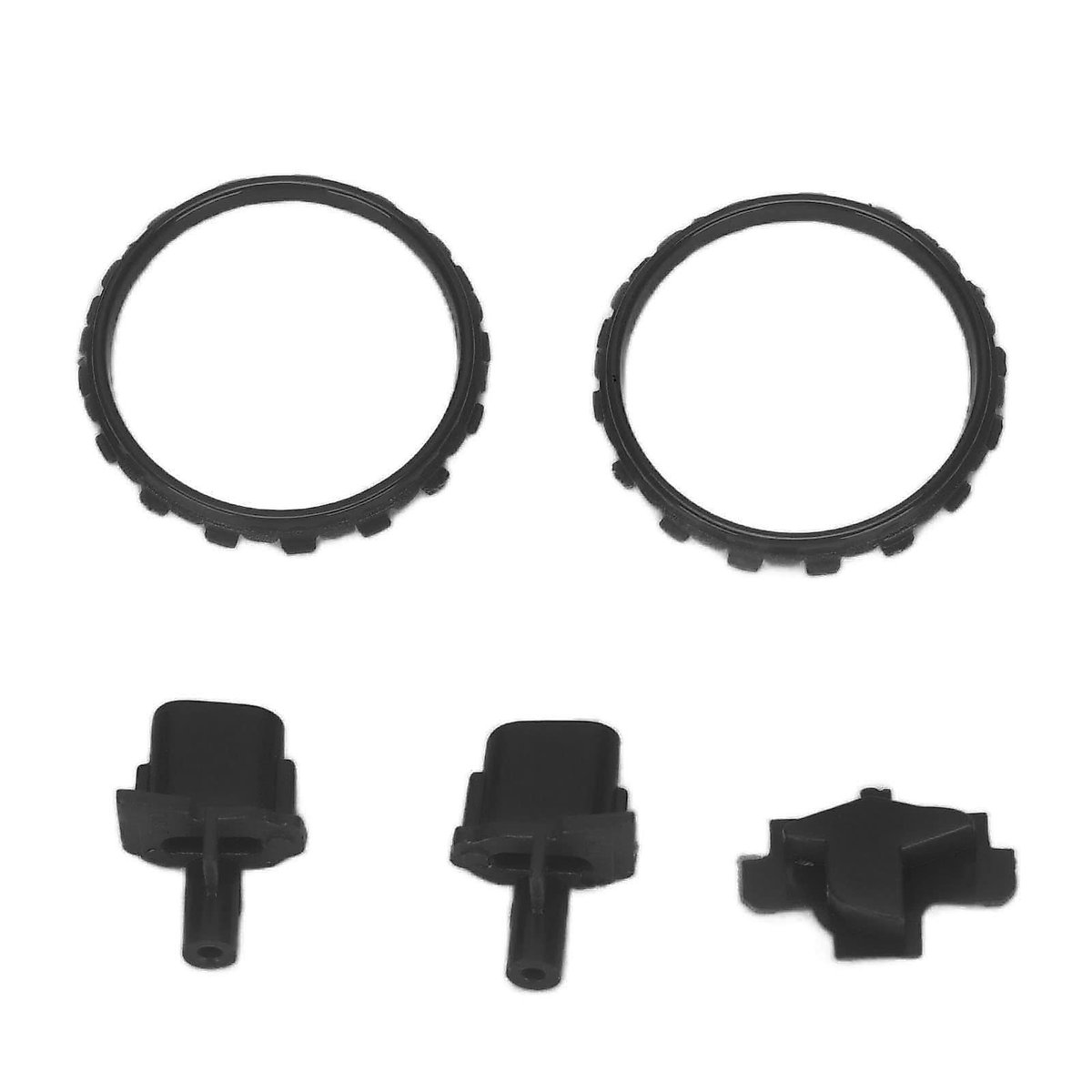Full Set for , Thumbsticks Buttons R1 L1 R2 L2 ABXY Buttons Controller Replacement Parts for (Black) [video game]
