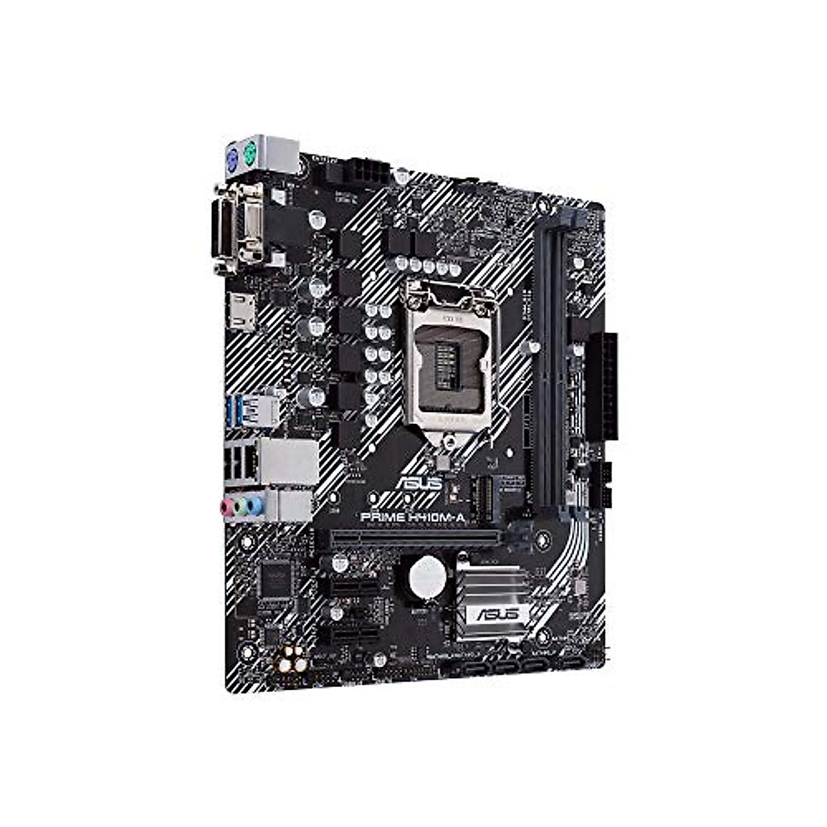ASUS Prime H410M-A/CSM LGA1200 (Intel® 10th Gen) Micro-ATX Commercial Motherboard (M.2 Support, HDMI, D-Sub, DVI, USB 3.2 Gen 1, COM Header, TPM Header and ASUS Control Center Express)
