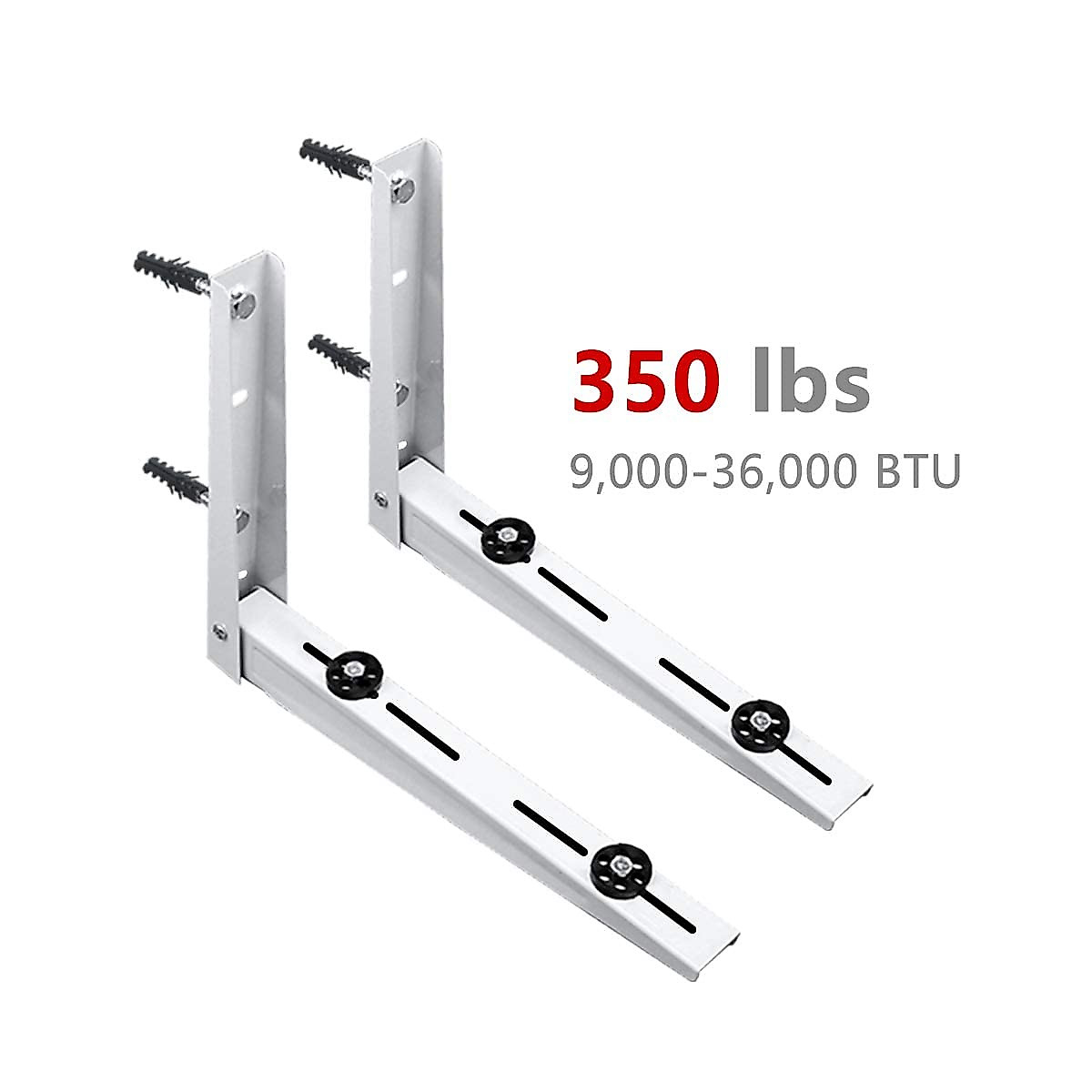 AC parts Wall Mounting Bracket for Mini Split Air Conditioner Condensing Unit，Heat Pump，1-5P, Support up to 350lbs, Universal (9000-36000 btu)
