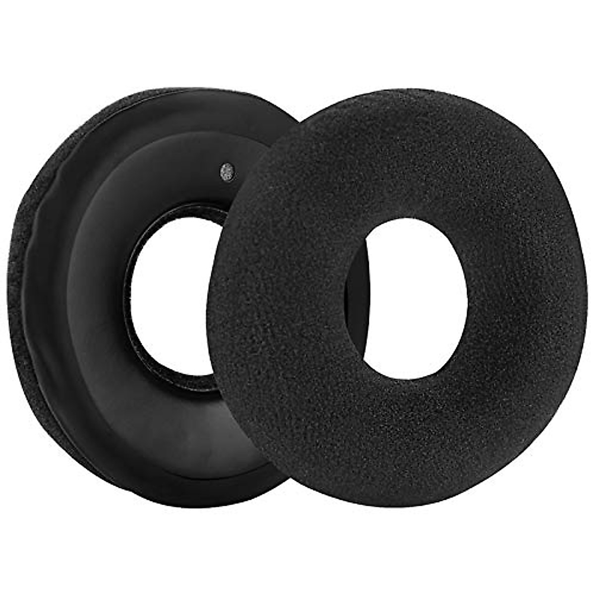 Geekria Comfort Velour Replacement Ear Pads for Sennheiser HD25-1, HD25, HD25SP, 25SP-II Headphones Ear Cushions, Headset Earpads, Ear Cups Cover Repair Parts (Black)
