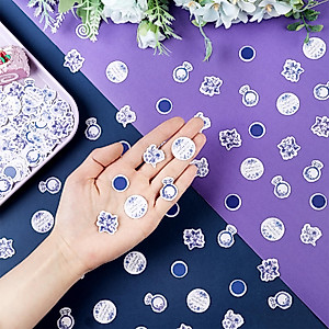 Balterever 200pcs Something Blue Before I Do Confetti Something Blue Before I Do Bridal Shower Decorations Something Blue Bridal Shower Table Scatters for Women Bachelorette Engagement Wedding Party