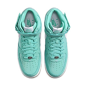 Nike mens Air Force 1 Mid Shoes, Washed Teal/White-gum, 10