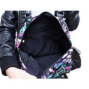 Liquorbrand Unicorns Pony Rainbows Scene Tattoo Vegan Bowling Purse Handbag