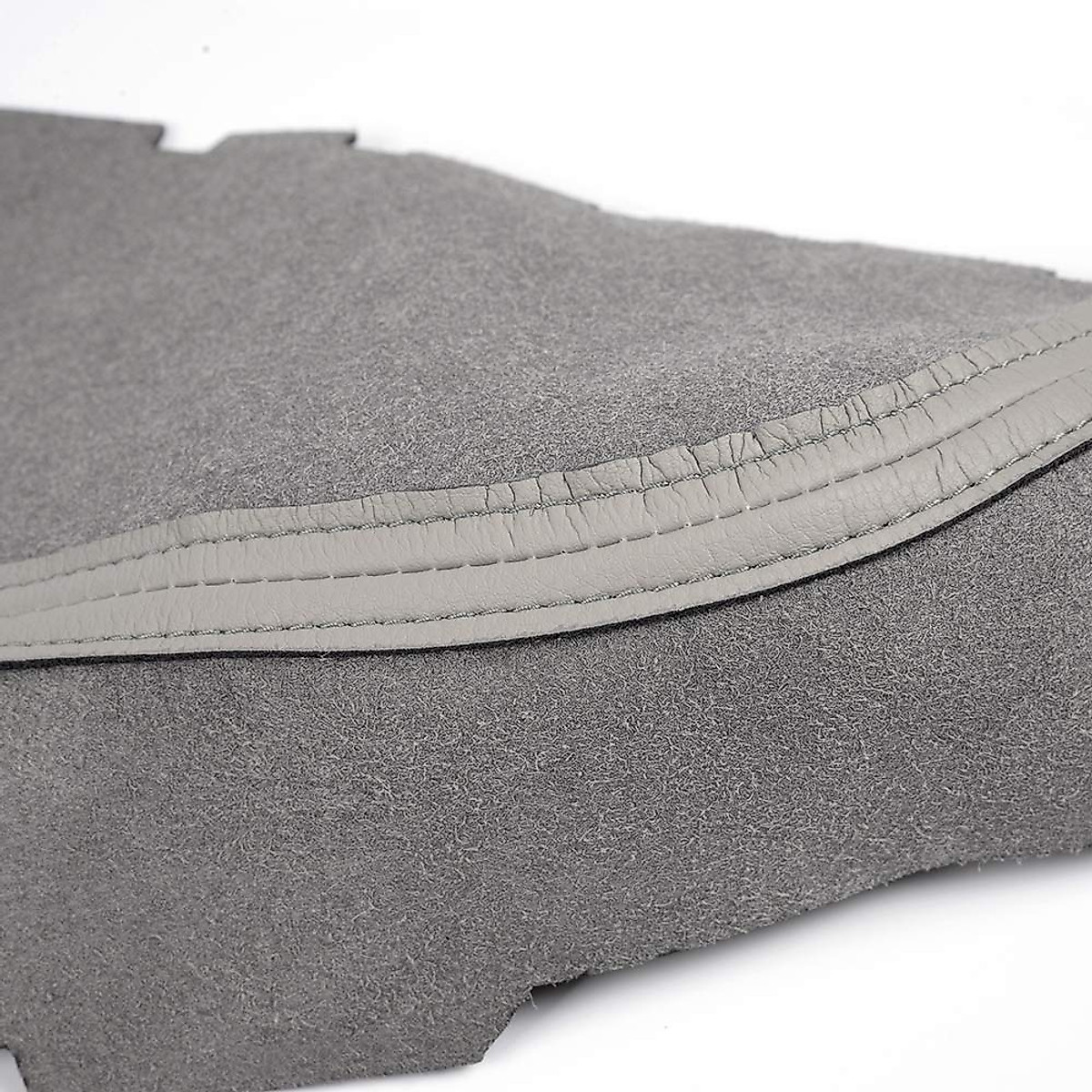 DSkoiph Armrest Synthethic Leather Cover Fit for Honda Pilot 09-13 (Front Door Panel Armrest Cover, Gray)