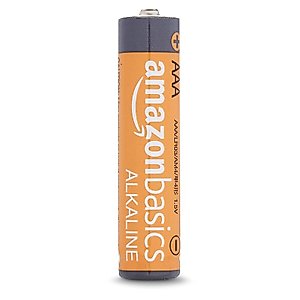 Amazon Basics 36 Count (Pack of 1) AAA High-Performance Alkaline Batteries, 10-Year Shelf Life, Easy to Open Value Pack