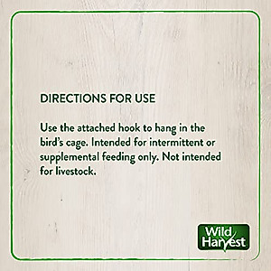 Wild Harvest Foraging Instincts Peck n’ Play Interactive Treat, 4.3 Ounce, for Large Birds