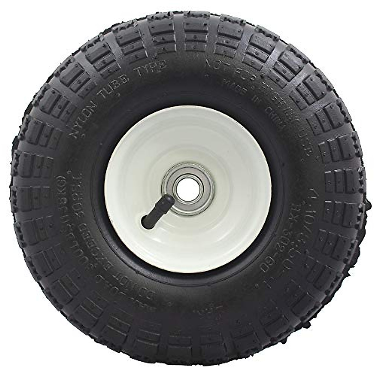 Ranch Tough 4 Pack RT310 10" Pneumatic Replacement Tires for Garden Including Gorilla Cart, Black