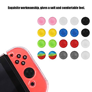 Wendry 20 Pcs Joystick,Controller Accessories,Joystick Antiskid Case,Good Slip and High Transparency,for PS2/PS3/ One/360