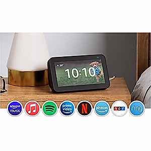 Echo Show 5 (2nd Gen, 2021 release) | Smart display with Alexa and 2 MP camera | Charcoal