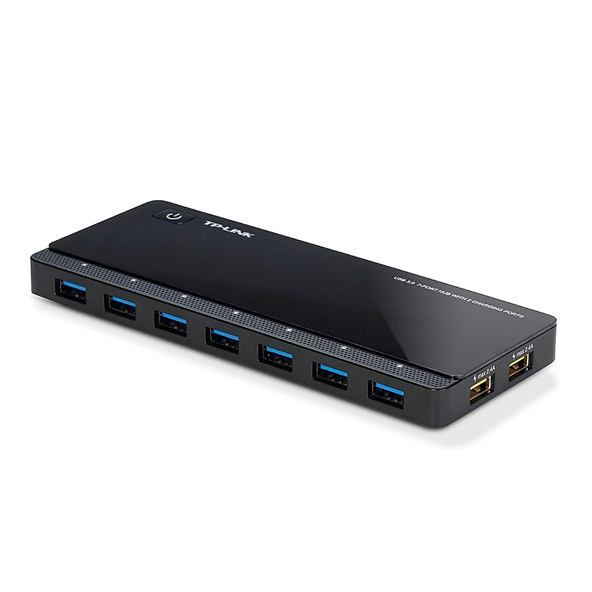TP-Link Powered USB Hub 3.0 with 7 USB 3.0 Data Ports and 2 Smart Charging USB Ports. Compatible with Windows, Mac, Chrome & Linux OS, with Power On/Off Button, 12V/4A Power Adapter(UH720)
