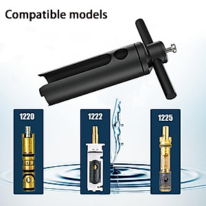 104421U Cartridge Removal Tool Compatible with Moen 1222 1225 1220, Shower Cartridge Puller Tool, Tub and Shower Faucet Cartridge Remover for Moen Posi-Temp Valve
