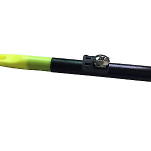 AMEYXGS 6/12pcs Archery Fiberglass Bowfishing Arrow Bow Fishing Arrows with Broadheads and Safty Slides for Compound and Bow Recurve Bow Fishing Hunting (6 Pcs)