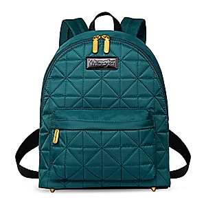Montana West Wrangler Backpack Purse for Women Quilted Backpack for Travel College, Teal