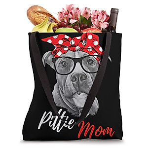 Pitbull Mom - Funny Pit Bull Dog Gift For Women Tote Bag