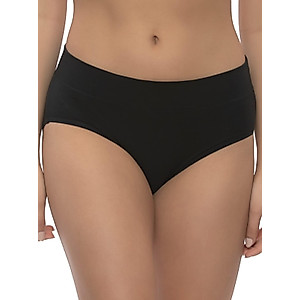 Felina Women's Pima Cotton Hipster Panty, 5-Pack Underwear