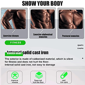 Cast Iron 2-Inch Weight Plate | Rubber Coated Olympic Weight Plate | Barbell Weight Plate Set for Strength Training, Weightlifting and Crossfit, Pair or Single - Multiple Choices Available (10LB, Pair)