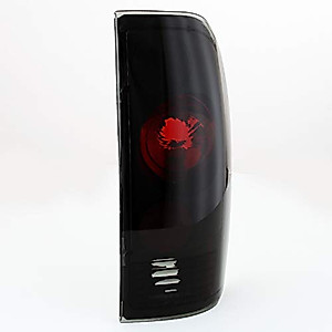 AKKON - For Ford F250/350/450/550 Superduty Smoked Headlights w/Signal Lamps + Black Smoke Tail Lights Combo