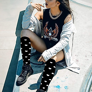 SunFeeling 6 Pairs Compression Socks for Women & Men Circulation - Best Support for Nurses,Running,Athletic,Sports,Small-Medium