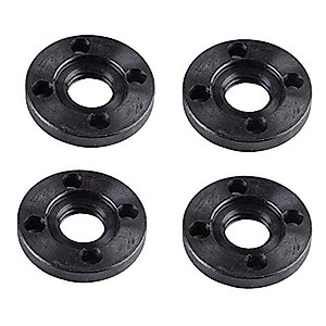 Podoy Angle Grinder Outer Lock Nut for Compatible with Makita Dewalt Milwaukee Bosch Black & Decker Ryobi 5/8"-11 Fits All 4-1/2" (4 Pack)