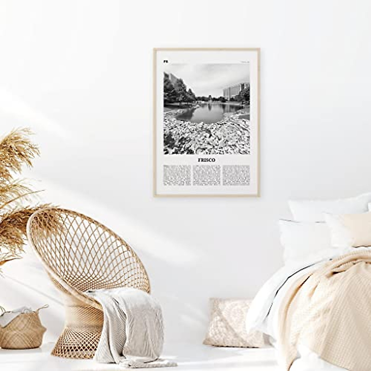 Frisco Print Black and White, Frisco Wall Art, Frisco Poster, Frisco Photo, Frisco Wall Décor, Texas, USA, United States