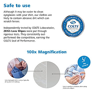 Zeiss Pre-Moistened Lens Cleaning Wipes, 2 Pack (200 Ct)
