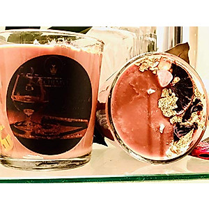 Crystals and Herb Soy Candles|Aromatherapy Candles|Reiki Crystals|Energy Candles|Strong Masculine Scent|Candle Gift Set For Him|Scented Soy